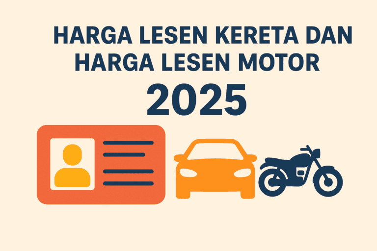 Harga Lesen Kereta & Motor 2025 Malaysia [Terkini & Lengkap] - Faisal.my